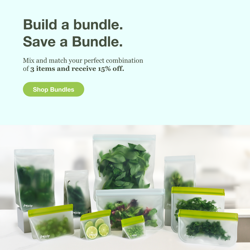 (re)zip Leakproof Reusable Snack, Sandwich & Storage Bags